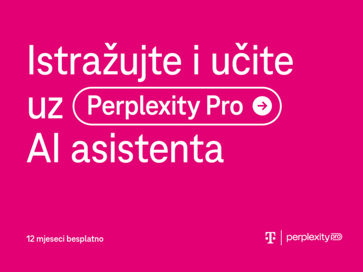 Hrvatski Telekom daruje najnaprednijeg AI asistenta – Perplexity Pro